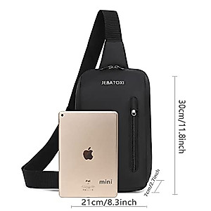 JEBATOXI UltraLight Crossbody Sling Backpack Sling Bag Travel Hiking Chest Bag Daypack