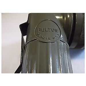 Fulton N-47 Waterproof Right Angle Flashlight, Battery Powered, Olive Drab