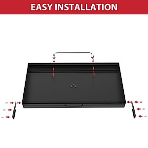 Hinged Lid for Blackstone 36 Inch Griddle, Griddle Hard Cover Hood Accessories with Thermometer for Blackstone 1554 1818 1825 1836 1863 Grill & 36 Inch Griddle Lid