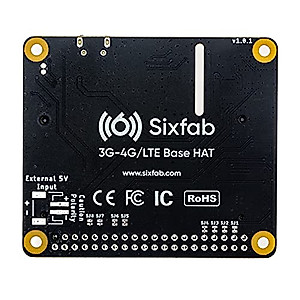 Raspberry Pi 4G/LTE Cellular Modem Kit - Hardware | Global IoT SIM Card w $25 Free Credit | Free Cloud Software | Remote Network Monitoring | Remote Terminal Access