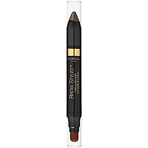 L'Oreal Paris Brow Stylist Kabuki Blender Brow Crayon, Blonde, 0.05 oz.