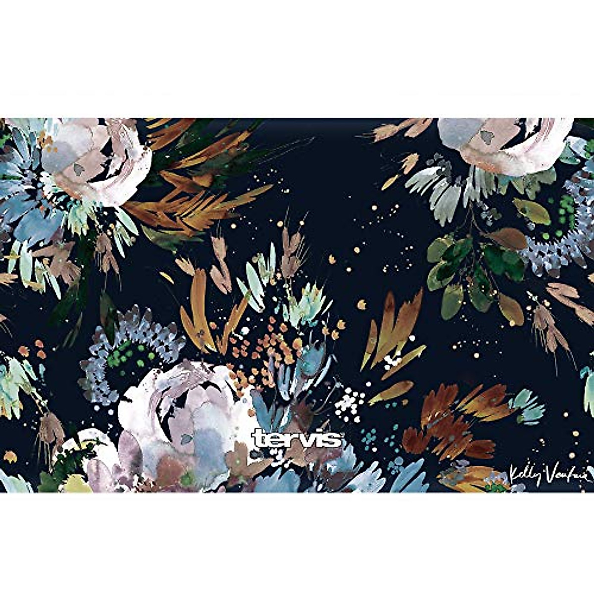 Tervis Triple Walled Kelly Ventura Insulated Tumbler Cup Keeps Drinks Cold & Hot, 20oz - Stainless Steel, Midnight Garden