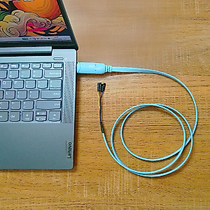 DSD TECH SH-U09BL USB to TTL Serial Cable with CP2102N Chip 1.2M/4FT