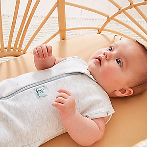 ergoPouch 0.2 TOG Cocoon Baby Sleep Sack 6-12 Months, Swaddle Sleeping Bag, Temperature Control Wearable Blanket (Grey Marle)