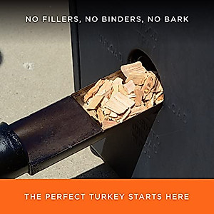 Fire & Flavor Turkey Perfect Premium All Natural Wood Chips for Smoker - Maple, Cherry, & Hickory Wood Chips - Smoker Wood Chips - Smoking Wood Chips - Smoker Chips - Smoker Accessories Gifts for Men