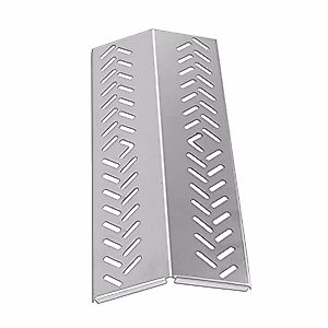 Folocy BBQ Gas Grill Parts, Stainless Steel Grill Heat Plate Heat Shield Burner Cover Replacement Kit for Broil-Mate 726454, 726464, 736454, Grill Pro 226454, 226464, Sterling 526454, 526464, 3-Pack