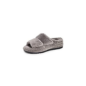 UGG Men's Fluff That Slipper, Charcoal, 8