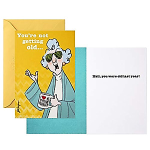 Hallmark Shoebox Maxine All Occasions Card Assortment (6 Cards with Envelopes), Model:1599RZG1001