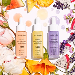 wet n wild Prime Focus Pore Minimizing Facial Serum Primer Makeup Extending | Reduces Pores | Improves Skin Texture | Exfoliates | Retinol Alternative, Hydrating