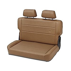 Bestop 3944037 Spice Trailmax II Rear Fold-N-Tumble Seat- Jeep 1955-1995 CJ5, CJ7 & Wrangler