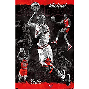 Trends International Michael Jordan - Sketch Wall Poster, 22.375" x 34", Unframed Version