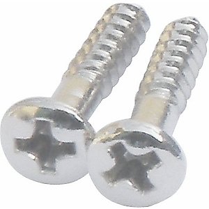 Knoxx Hardware BSW704 20 pcs of Polished Nickel 3/4-20 X 6 Phillips Round Brass Screws