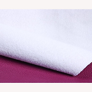 KASEELA Faux Leather Sheets, Lychee Texture Surface Vinyl Large Size 54'' X 36'' inch 1Yd Synthetic Fabric for Upholstery Crafts, DIY Sewings, Handbag, Furniture Repair Work (Purple, Cut by The Yard)