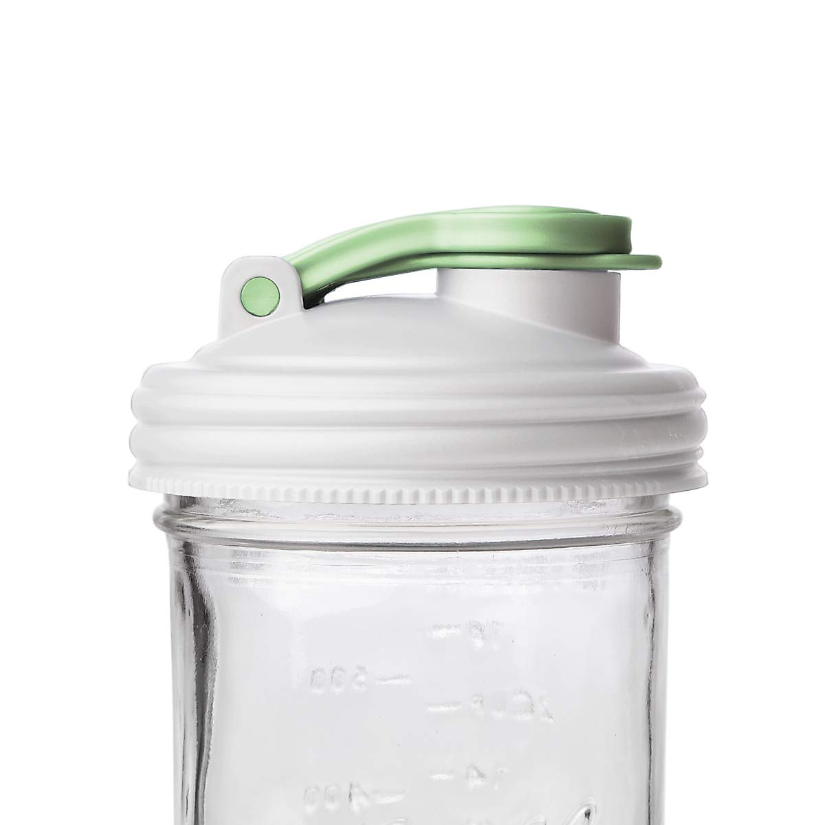reCAP Mason Jars Pour Lid | Wide Mouth | Multi-Color | Leak-Proof Seal | 4-Pack | USA Made Mason Jar Accessories | Jar not Included