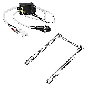 Uniflasy Grill Parts Kit Replacement for Weber Spirit 200 Series, Grill Burner Tubes, Grill Igniter for Spirit E-210, E-220, Spirit S-210, S-220 with Front Controls, 69785, 7642