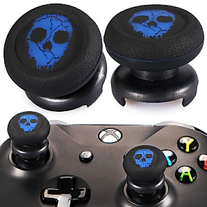 Playrealm FPS Thumbstick Extender Rubber Silicone Grip Cover 2 Sets for Xbox Series X/S & Xbox One Controller(Ghost Blued)