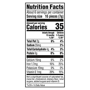 Gerber Snacks for Baby Lil Crunchies, Ranch, 1.48 Ounce (Pack of 6)