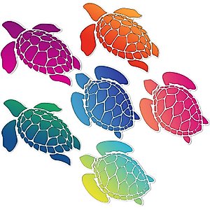 LEIFIDE 6pcs Cruise Door Decorations Magnetic Towel Animals Cruise Door Magnet Car Magnets Sticker Ocean Cruise Ship Door Decorations Funny Fridge Door Magnets Decor(Sea Turtle)