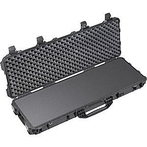 Pelican Protector 1720 Long Case - Multi-Purpose Hard Case with Foam - Tripod, Camera Equipment, Sportsmans Gun Case, Electronics Gear, and More (Black)