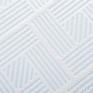 Olee Sleep 10 Inch Cool Silk Gel Memory Foam Mattress, Full