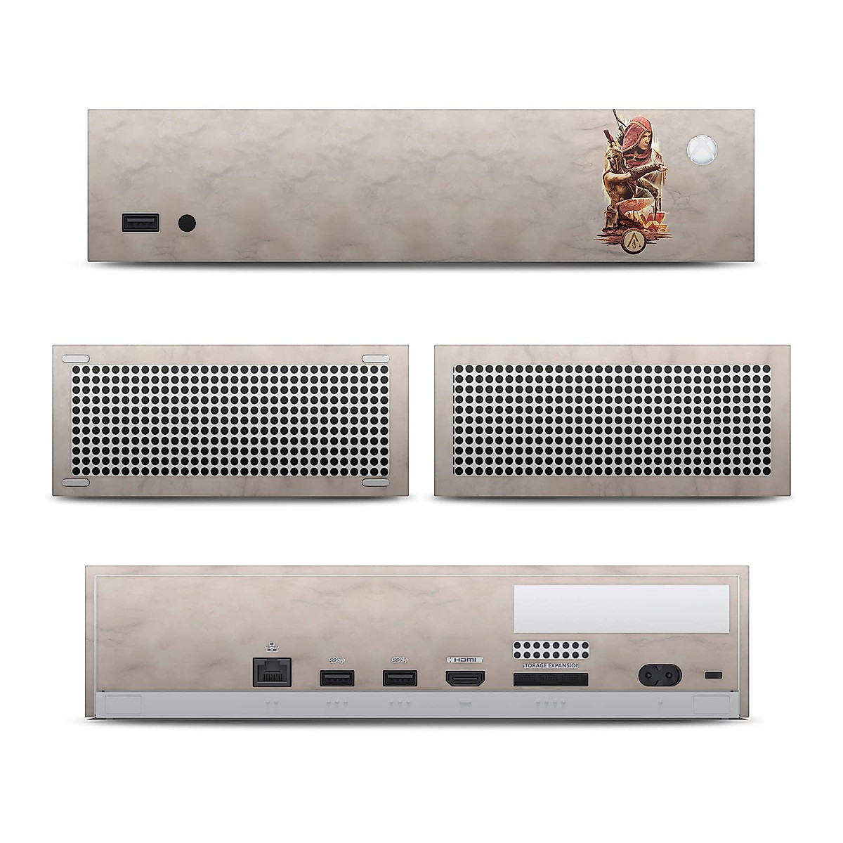 Head Case Designs Officially Licensed Assassin's Creed Kassandra Odyssey Artwork Vinyl Sticker Gaming Skin Case Cover Compatible with Xbox Series S Console and Controller Bundle