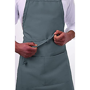 Chef Works Unisex Butcher Kitchen-aprons, Gray