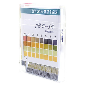 PH Test Strips, PH Paper 0‑14 Scientific Range Precise for Soil Laboratory