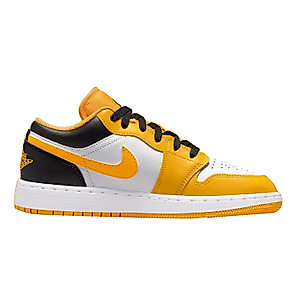 NIKE Jordan Youth Air Jordan 1 Low GS 553560 701 University Gold - Size 5.5Y, Taxi/Black-white, 5.5 Big Kid