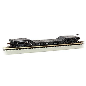 Bachmann Trains - 52' Center Depressed Flat Car New York Central #498991 - HO Scale