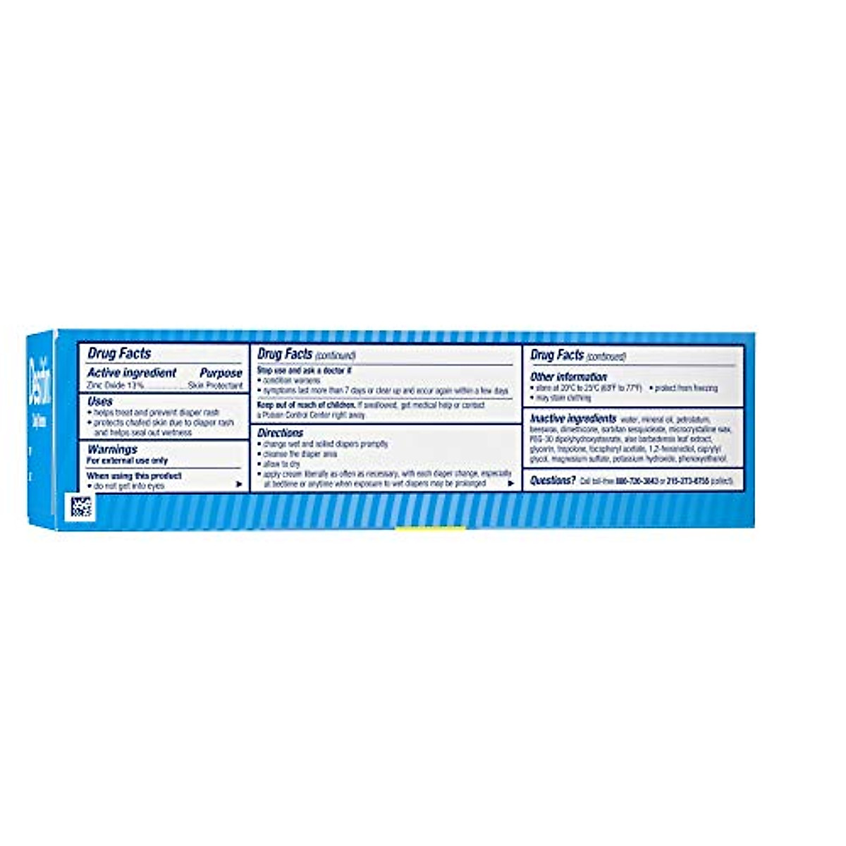 Desitin Daily Defense Baby Diaper Rash Cream with Zinc Oxide to Treat, Relieve & Prevent diaper rash, 4 oz