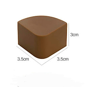 Corner Guards/Kitchen Wall Mount Range Hood Safety Edge Protector/Head Protector/High Resistant Adhesive Gel/Range Hood Accessories/Child Safety Furniture Bumper/Protectors (2Pcs)