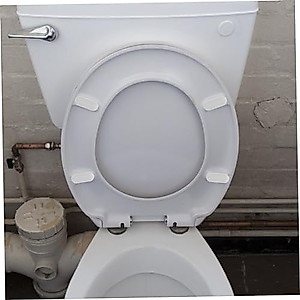 WHAMVOX 4pcs Toilet Seat Gasket Bumpers Bidet Toilet Seat Bumper Pads Toilet Gaskets Toilet Riser Toilet Seats Riser Toilet Cushioning Pads Toilet Bumper Pads Light Grey Plastic