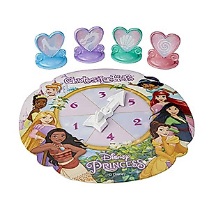Hasbro Gaming Chutes and Ladders: Disney Princess Edition Board Game for Kids Ages 3 and Up, Preschool Game for 2-4 Players (Amazon Exclusive)