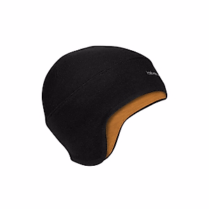 Icebreaker Merino Quantum Merino Wool Beanie, Unisex, - Breathable, Warm Winter Hats with Full Ear Flaps for Skiing, Hiking, Snowboarding - Premium Women’s and Men’s Hats, Black/Clove, One Size