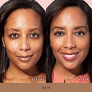 LAURA GELLER NEW YORK Baked Balance-N-Glow Illuminating Foundation - Tan - Buildable Sheer to Light Coverage - Satin Finish