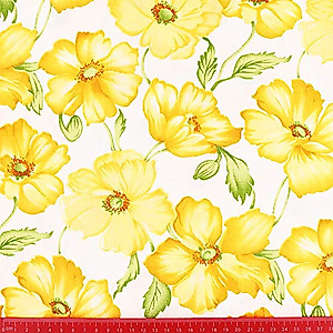 Hanjunzhao Yellow Fat Quarters Fabric Bundles 18x22 inch for Sewing Quilting Crafting