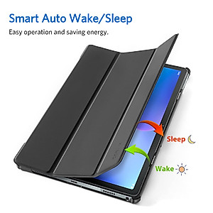 CoBak Lenovo Tab M10 Plus Case 10.6 Inch 2022 3rd Gen, Slim Stand Hard Back Shell Protective Smart Cover Case for Lenovo Tab M10 Plus 10.6" 2022 Release, Black