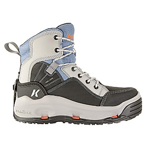 Korkers Buckskin Mary Women's Wading Boots - Durable and Non-Corrosive - Includes Interchangeable Felt & Kling-On Soles - Size 7