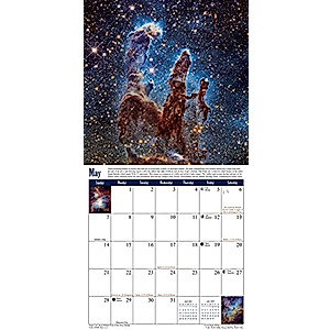 The Universe 2023 Astronomy Wall Calendar: Images from NASA's Hubble Space Telescope (12"x12")