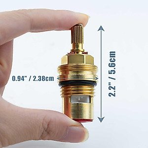 Faucet Cartridges for Hansgrohe Replacement Parts, Compatible with Grohe Shower Cartridge Kitchen Faucet Parts, Hot Cartridge Widespread Faucet Valve 1-Inch Spare Part in 94009000