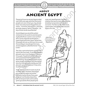 History Pockets: Ancient Egypt - Grades 4-6+