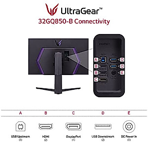 LG UltraGear UHD 32-Inch Gaming Monitor 32GQ950-B, Nano IPS 1ms (GtG) with ATW, VESA DisplayHDR 1000, NVIDIA G-SYNC, and AMD FreeSync, 144Hz, Black (Renewed)