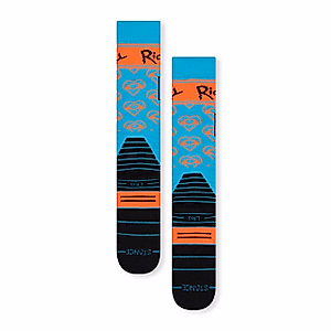 Stance Rick and Morty Develop Snow Sport Sock Blue MD (US Men's Shoe 6-8.5, Women's Shoe 8-10.5)
