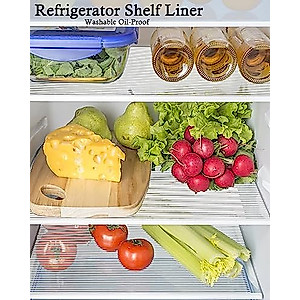 Cabinet Drawer Shelf Liners Non Adhesive 14 Inch Wide X 20 Ft Non Slip Waterproof Kitchen Cupboard Pantry Mat Washable Refrigerator Shelf Liners Bathroom Drawer Protector Liner