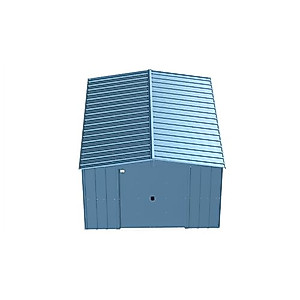 Arrow Classic Steel Storage Shed, 10x14, Blue Grey