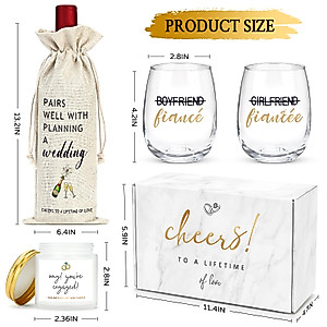 Engagement Gifts for Couples Gifts for Newly Engaged Couple Engagement Gifts for Her Fiance Gifts for Women Future Mrs Gifts Engaged Gift Decorations Happy Engagement Gifts Newly Engaged Gifts for Her