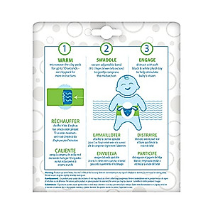 Dr. Brown’s Infant Gripebelt for Colic Relief, Heated Tummy Wrap, Baby Swaddling Belt for Gas Relief, Natural Relief for Upset Stomach in Babies and Toddlers, Lamb, 0-3m