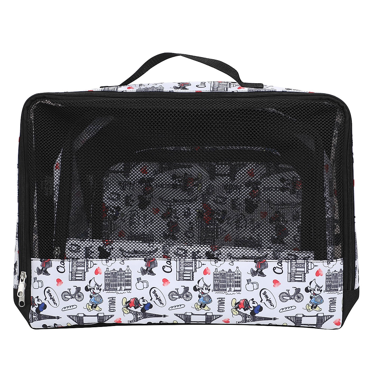 Mickey Mouse Mickey & Minnie In Paris 3-Pack Packing Cubes With Hang Tag