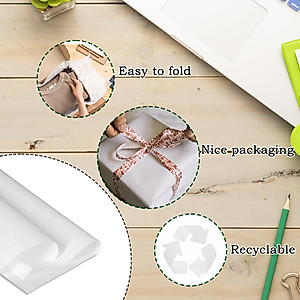 PINWATT 1000 Sheets 20"X30" White Tissue Paper Bulk for Gift Bags Wrapping Paper, Birthday Weddings Showers Christmas Gift Packaging Arts Craft Party Favor Decoration