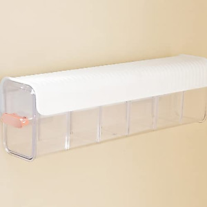 Wall-mounted underwear storage box without perforation to put underwear socks bra three-in-one household wardrobe finishing box artifact wall mounted underwear storage box, for underwear socks ties